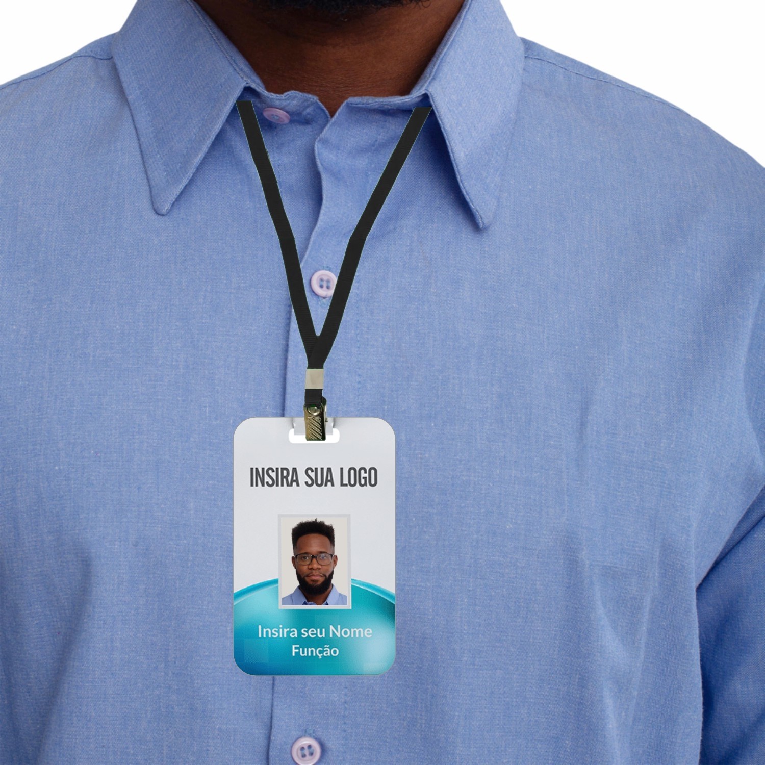 Carimbos Paraíso | Crachá de PVC Impresso Personalizado